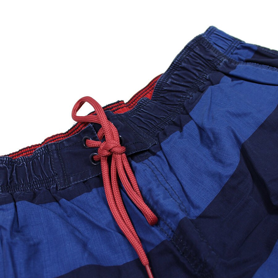 North 56 Horizontal Stripe Swim Tog with Draw String - Designed for big ...