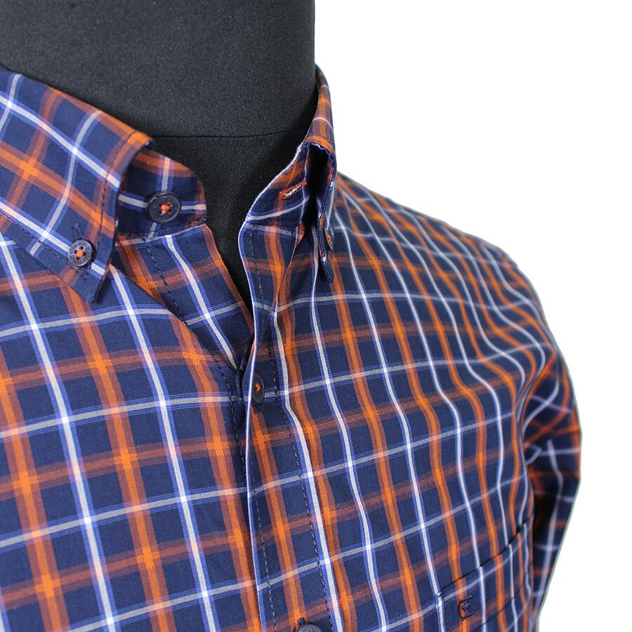 Casa Moda 727946 Pure Cotton Multi Check Shirt - Casa Moda is one of ...