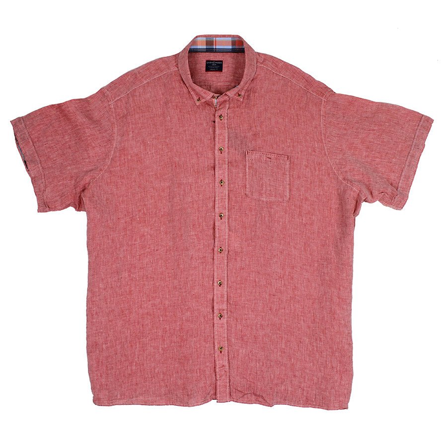 Casa Moda 24257 Pure Linen Weave Casual Fit Shirt with Trim - Casa Moda ...