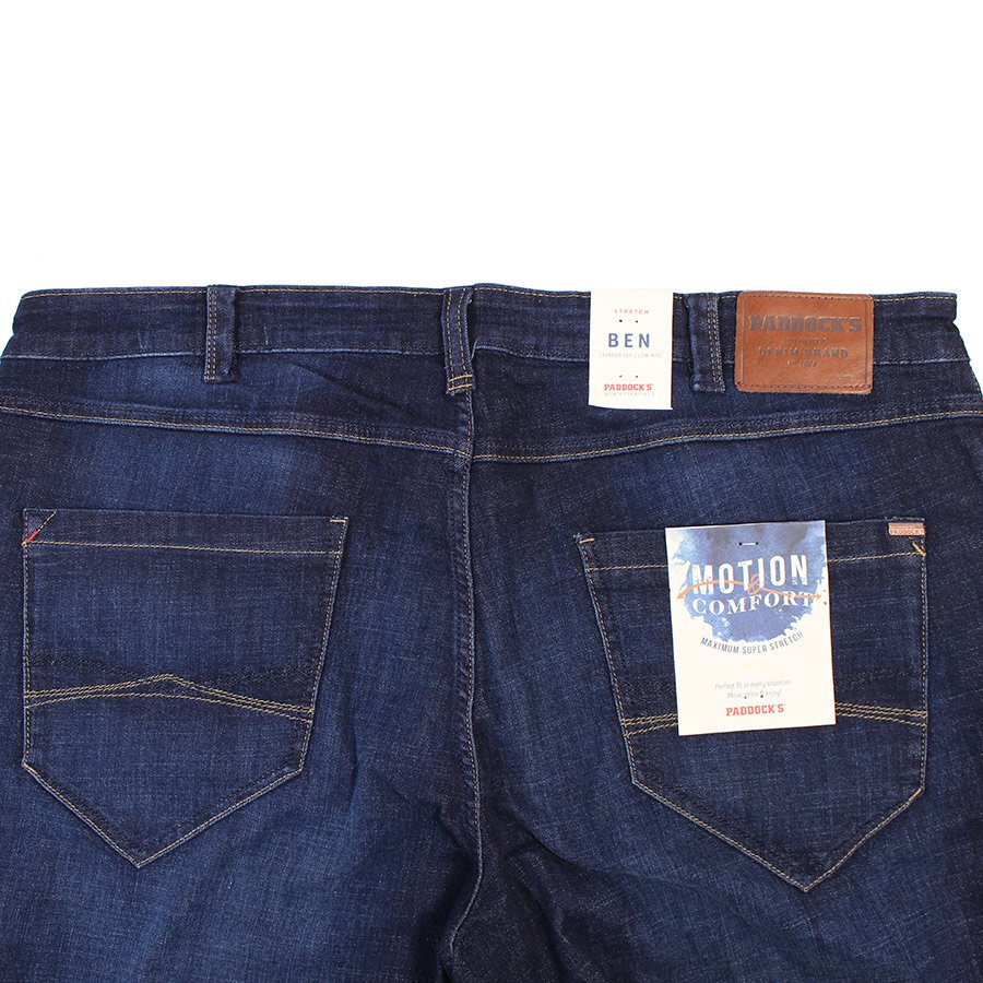 Paddocks Super Stretch Denim Tapered Low Rise Fashion Jean - Redpoint ...