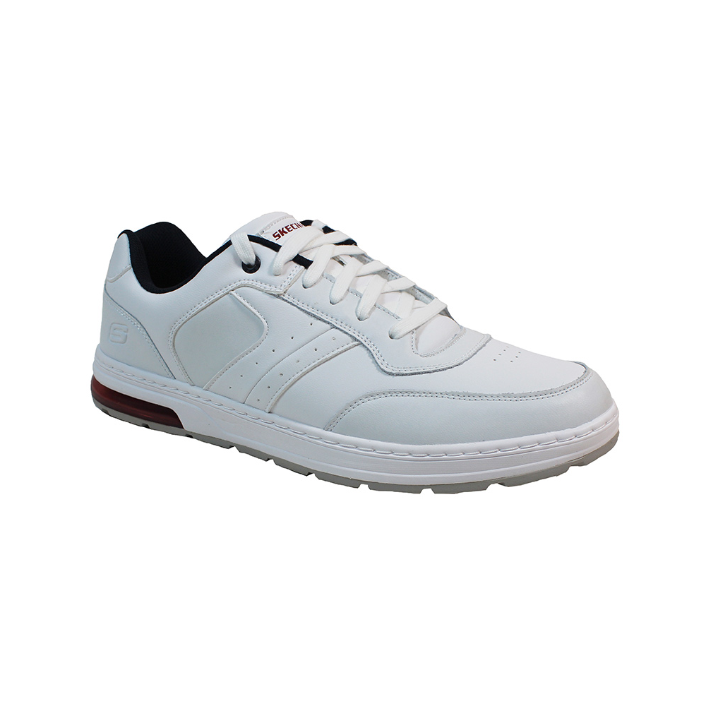 Skecher Leather Mix Upper Fashion Lace Up Shoe - See the Largest Range ...