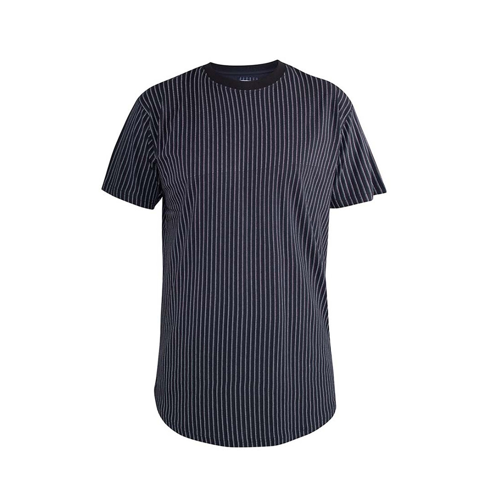 D555 Stamford Vertical stripe tee black - D555 - Affordable European ...