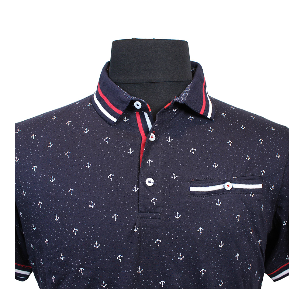 D555 Swindon Anchor Navy Polo - D555 - Affordable European Fashion for ...