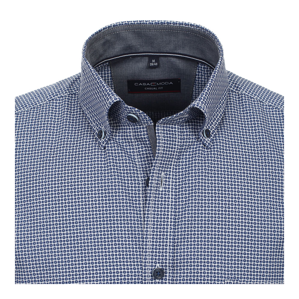 Casa Moda Small Circle Pattern Cotton SS Shirt - Beggs Wairau - Casa ...