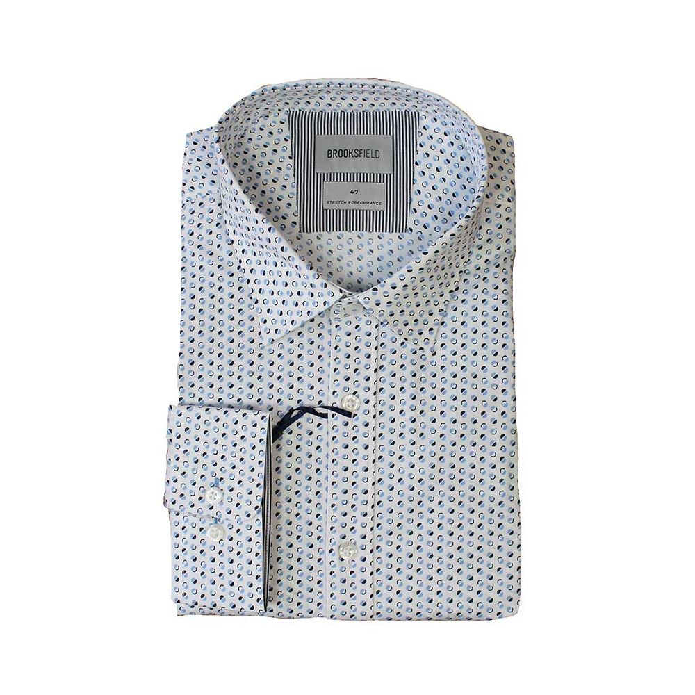 Brooksfield 2216 Fine Moon Stretch cotton Business Shirt - Beggs offers ...