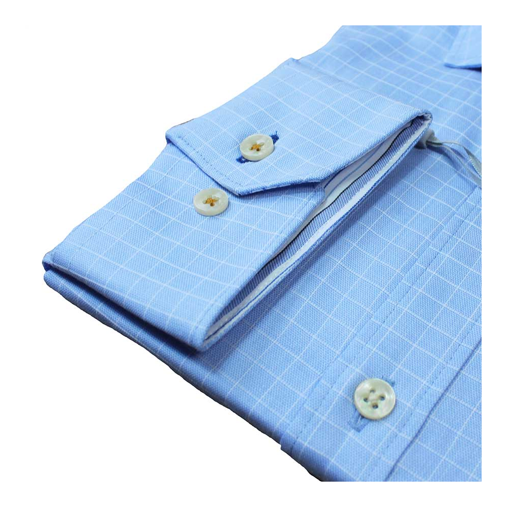 Brooksfield 2216 Fine Check Stretch cotton Business Shirt - Beggs ...
