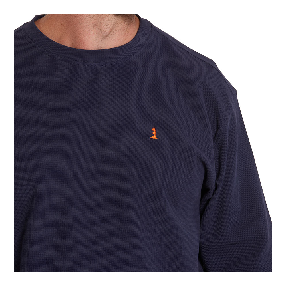 North 56 Light Sweat Waffle Weave Navy Big Mens | Beggs