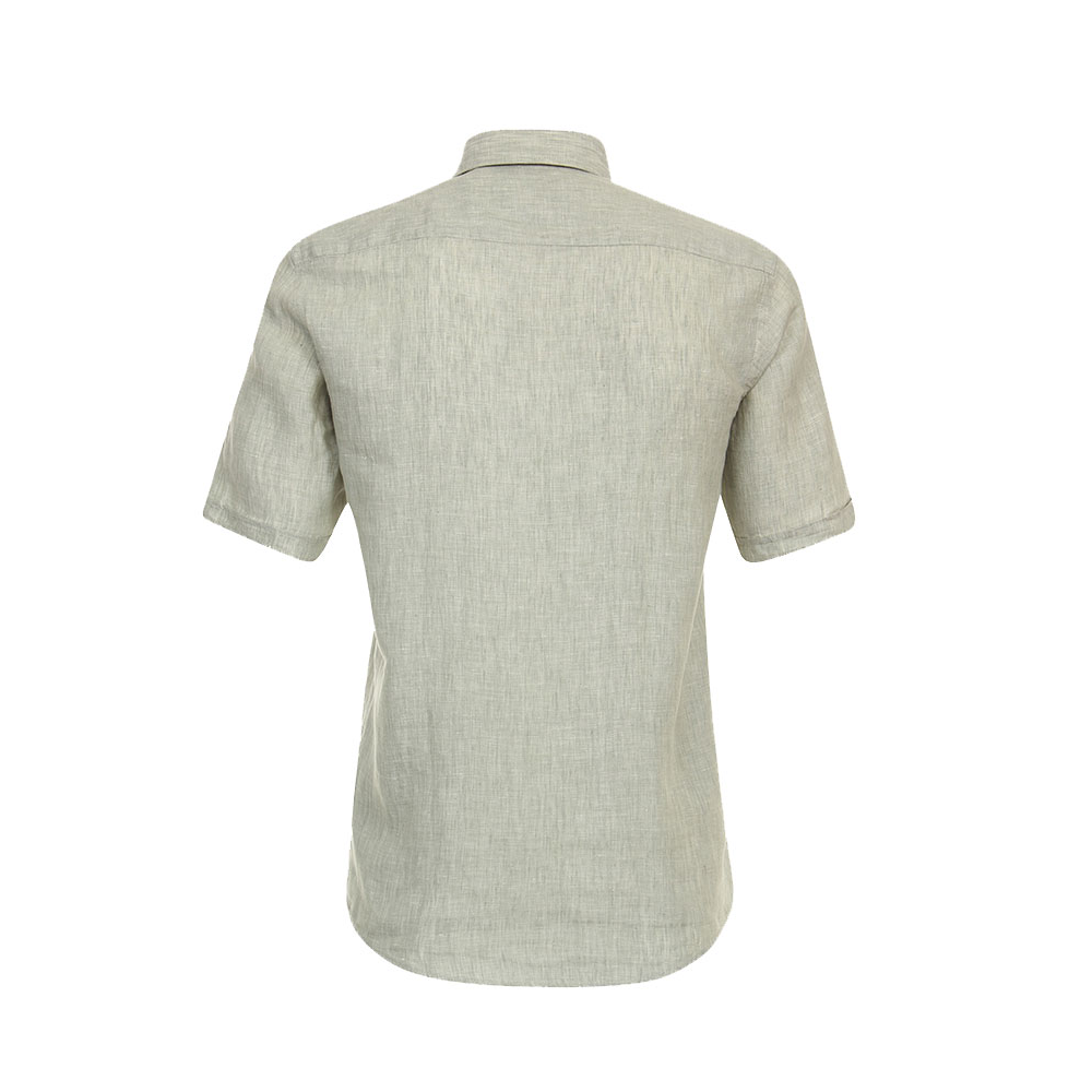 CASA MODA - Linen Short Sleeve Shirt Sage Green - Beggs Wairau - Casa ...