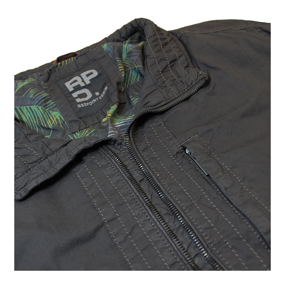 REDPOINT - Bradley Cotton Bomber Jacket Black - Redpoint is designed in ...