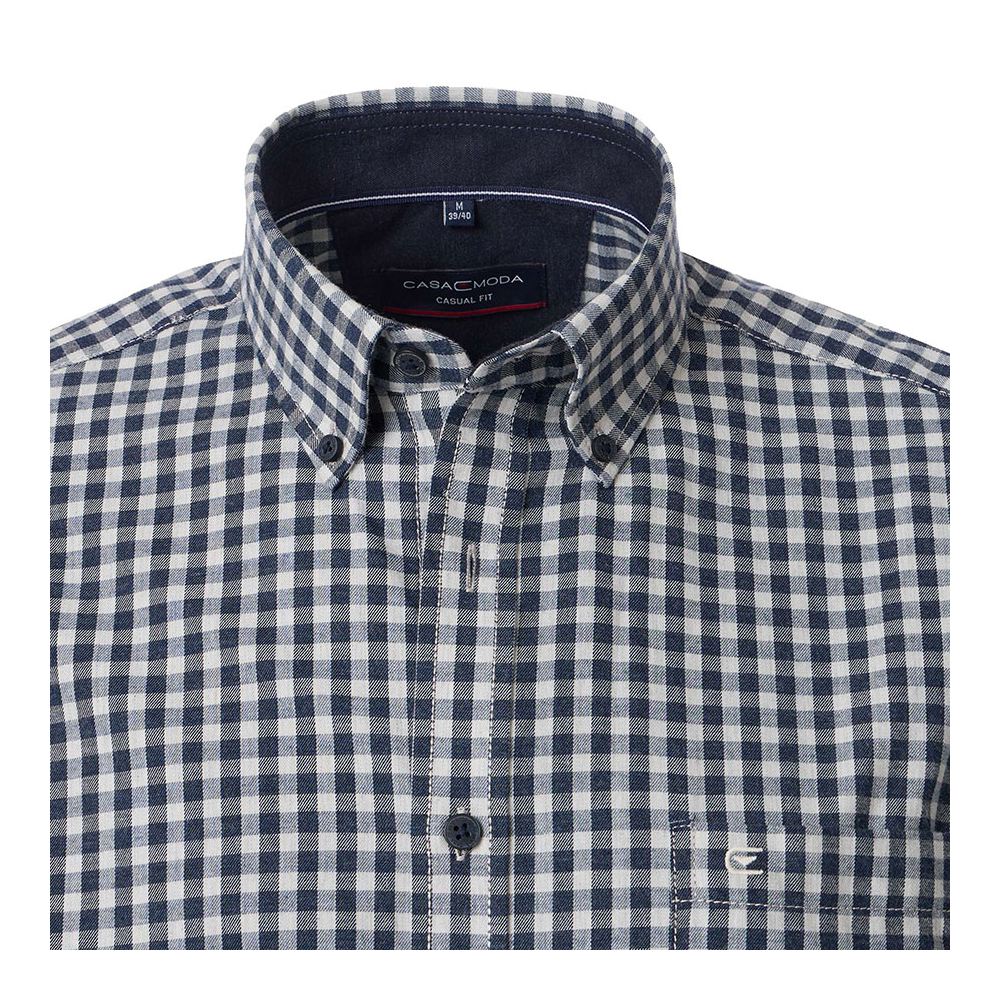 CASA MODA - Pure Cotton Classic Check Fashion LS Shirt - Beggs Wairau ...