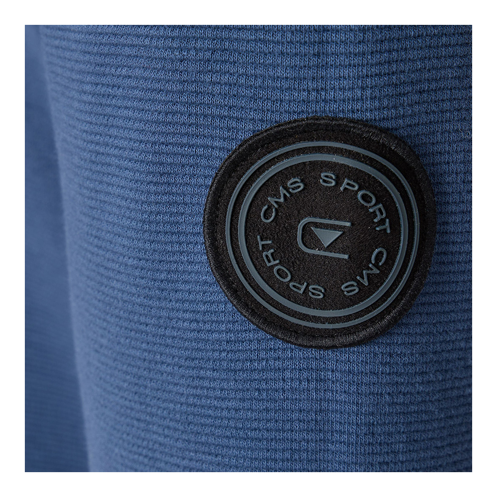 Casa Moda Sargasso Sea Quarter Zip Cotton Sweater | Beggs NZ